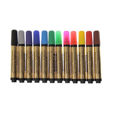 Marcador Magic Color 641 c/12 Cores Basicas