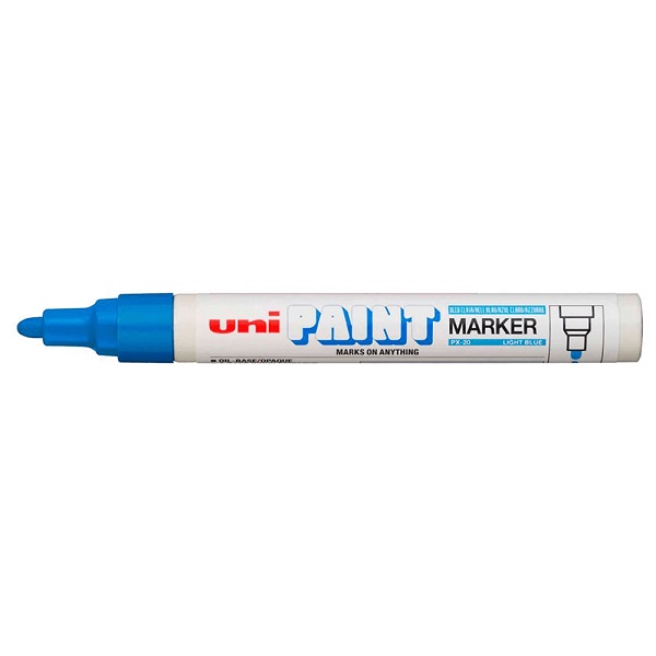 Marcador Uni Paint PX-20 Azul Uniball