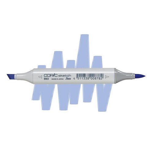 Marcador Sketch Copic B63 Light Hydrangea