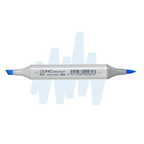 Marcador Sketch Copic B32 Pale Blue