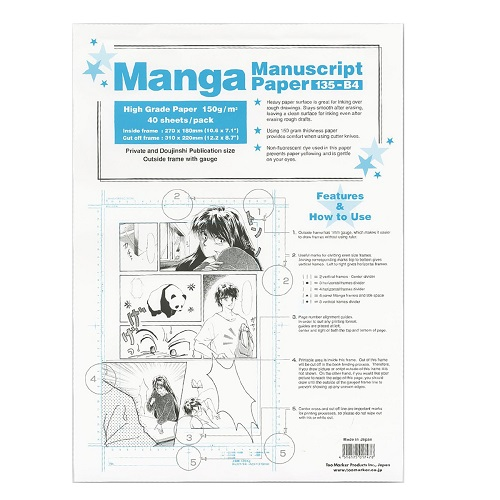 Papel B4 150g Manga Manuscript Copic