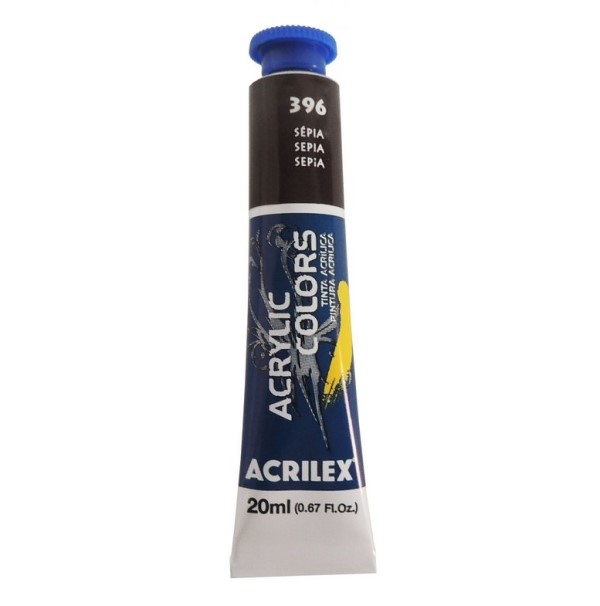 Tinta Acrilica 20ml 396 Sepia Acrilex