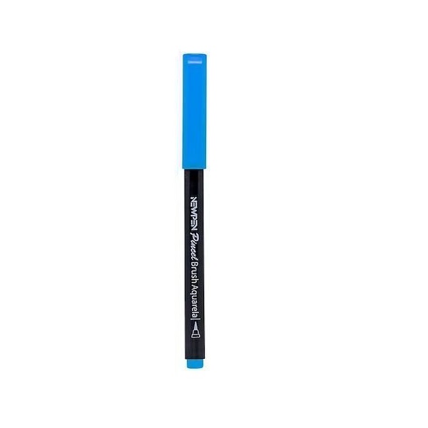 Caneta Pincel Azul Ciano 17016 NewPen