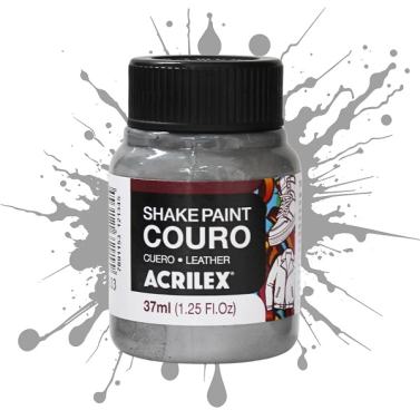 Tinta Couro Shake Paint 37ml Cinza 933 Acrilex