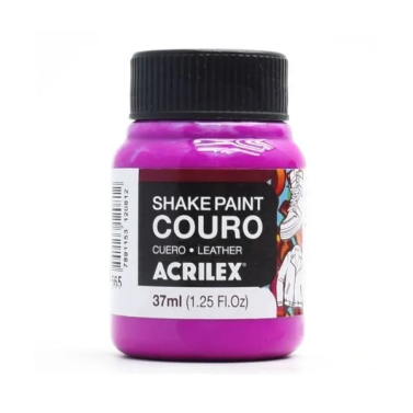 Tinta Couro Shake Paint 37ml Vinho 565 Acrilex