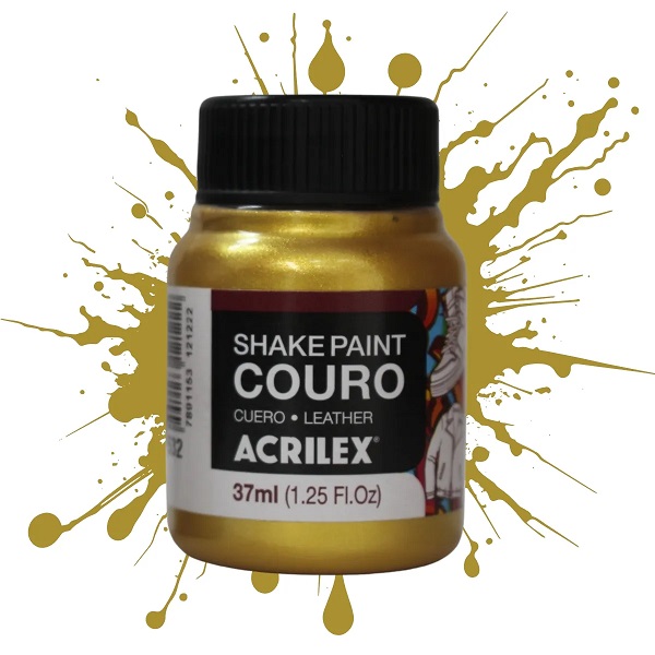 Tinta Couro Shake Paint 37ml Ouro 532 Acrilex