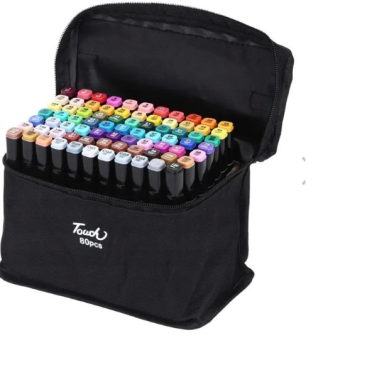 Marcador Artistico Touch 80 cores c/bolsa Nova Rio